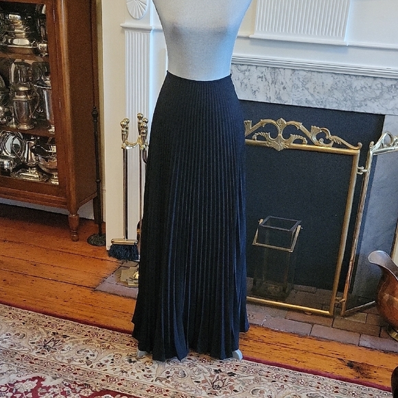 Vintage | Skirts | Vtg Susan Lazar Accordion Maxi Skirt | Poshmark